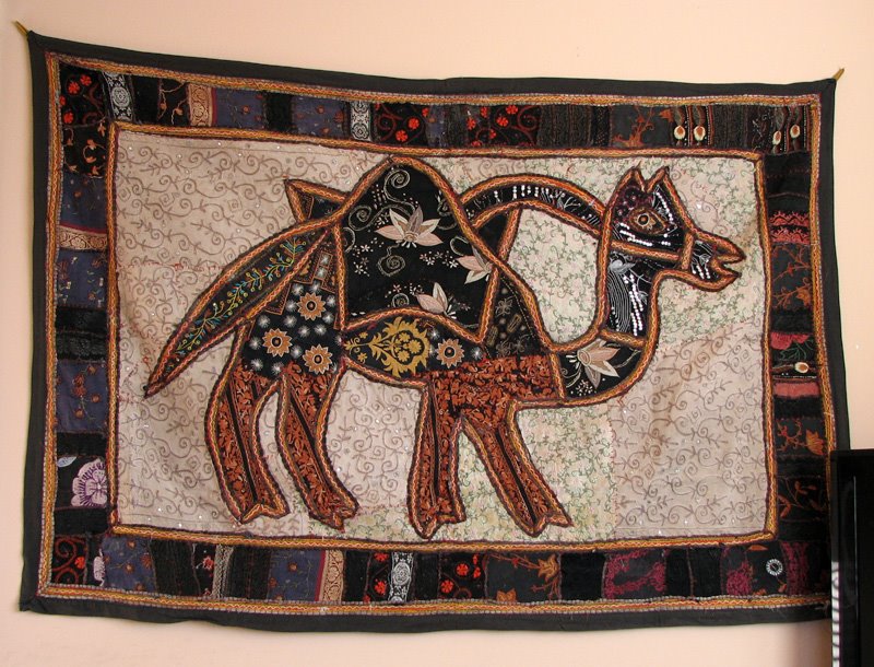 Animal Art Along the Way: Camel Tapestry from India