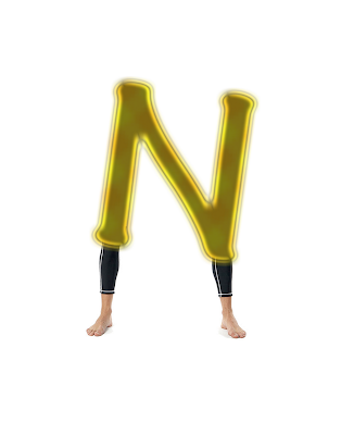 alphadance: The Dancing Letter "N"