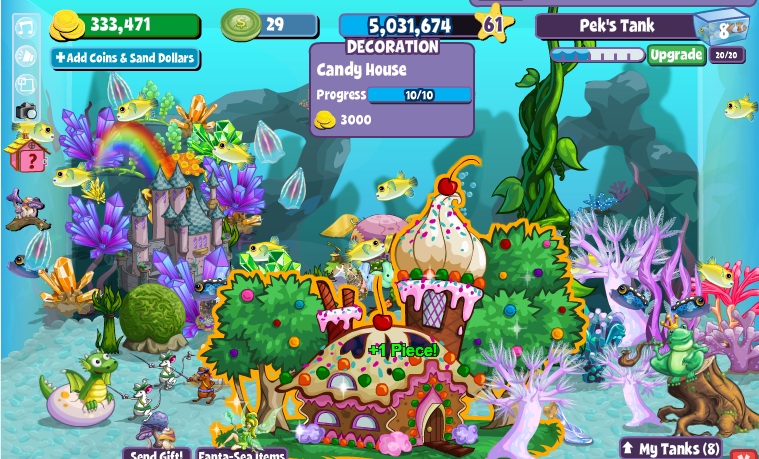 Lynspirations: FishVille - Candy House