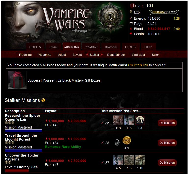 Lynspirations: Vampire Wars - Level 101