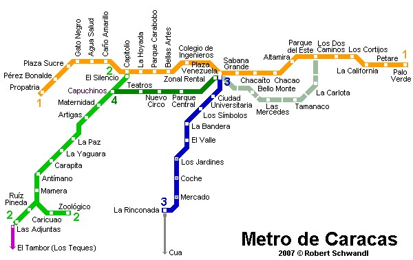 El metro de Caracas