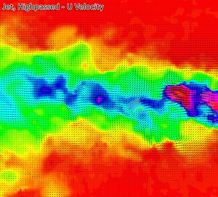 Some PIV images analyzed in MATLAB with PIVlab