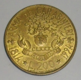 INDONESIA COLLECTORS ANTIQUE: COIN REPVBBLICA ITALIANA 1914 L 200 1994 ...