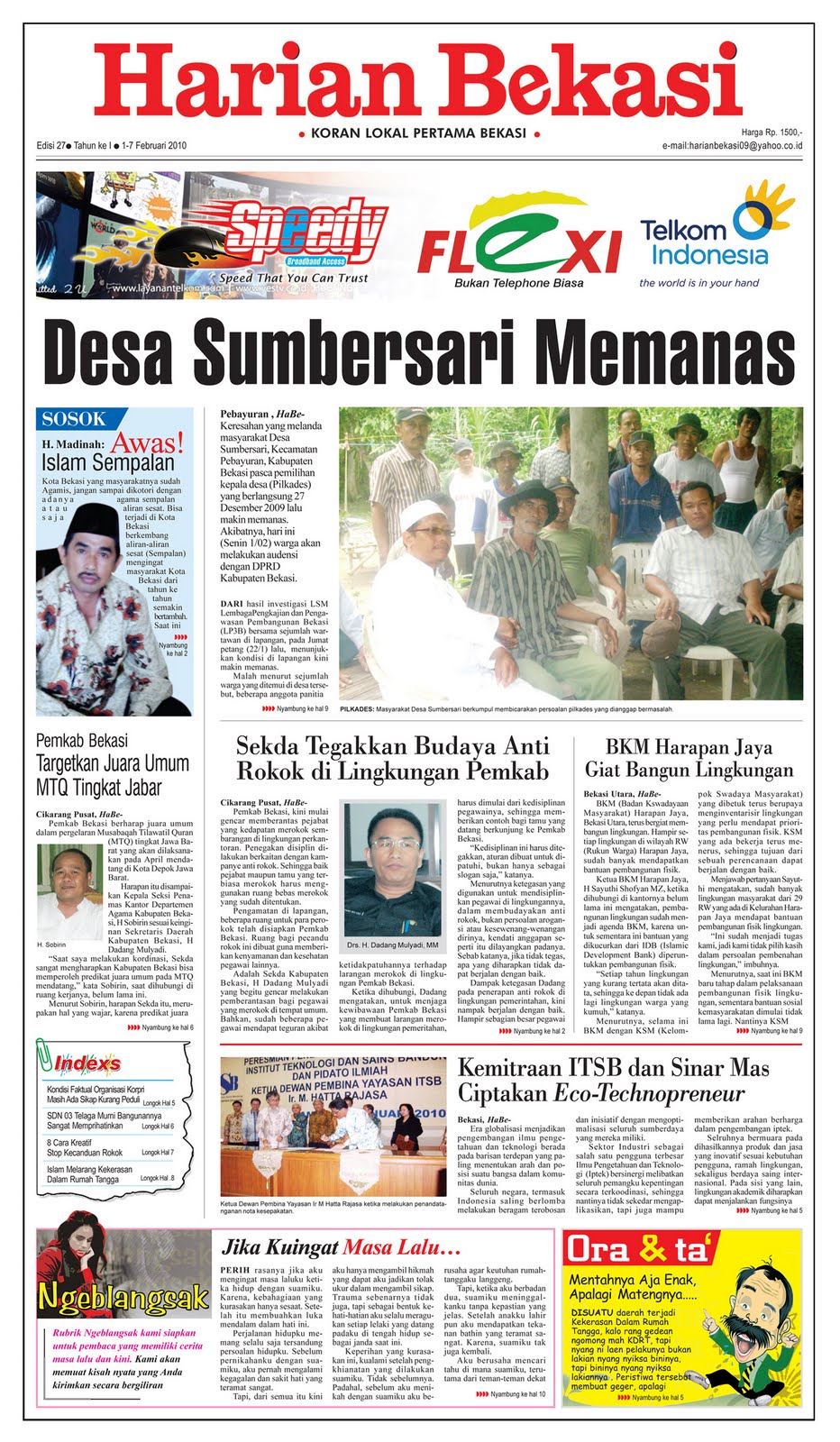 Ifank Design: Koran Harian Bekasi Sample