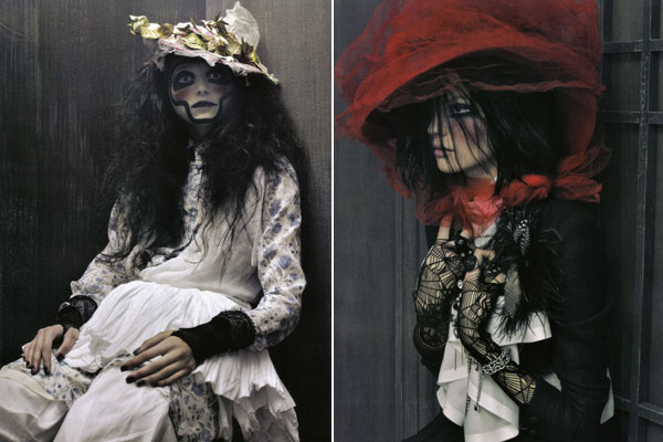 Posing, Pearls and Prada: Morbid Goth- Italian Vogue