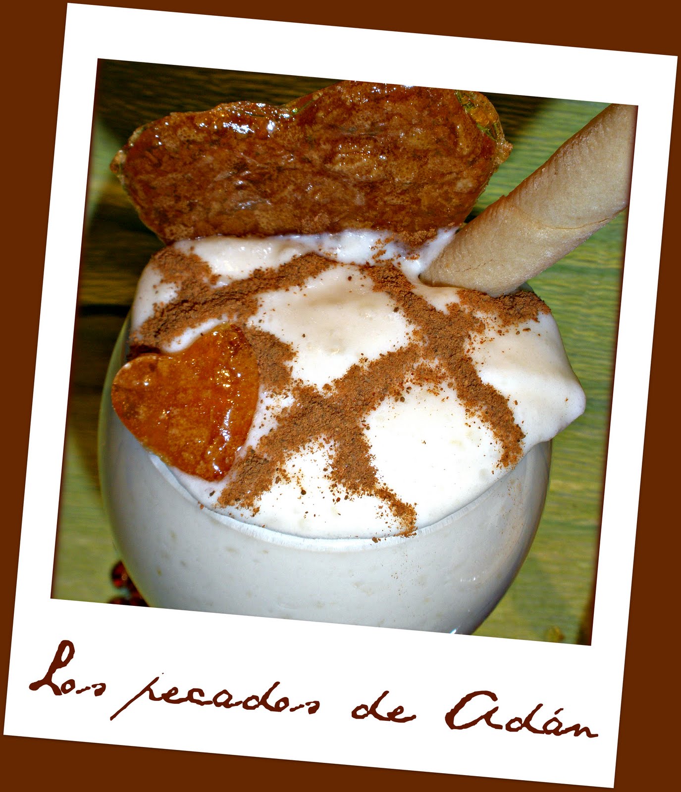 Los pecados de Adán: MOUSSE DE ARROZ CON LECHE Y PRALINÉ DE BARQUILLO