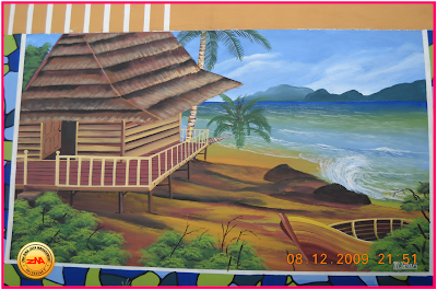MURAL PAINTING: Mural - Pemandangan Laut