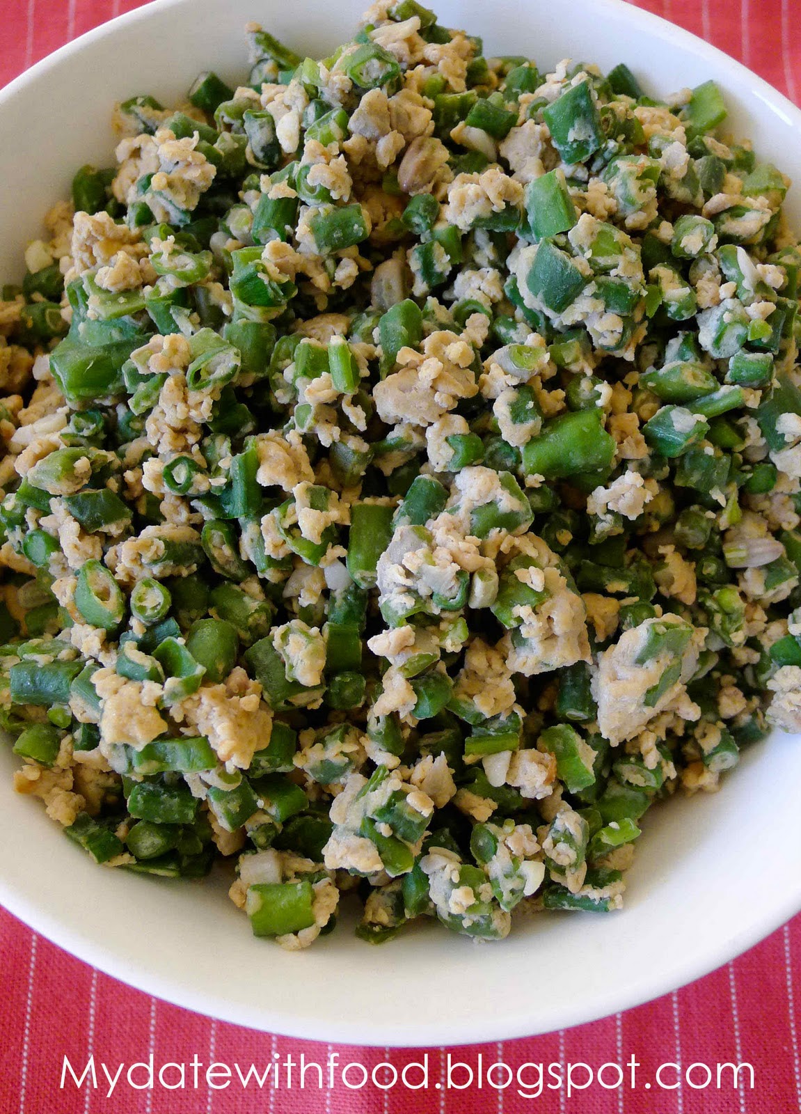 My Date With Food: Snake Beans Fried Egg