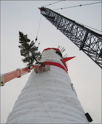 Amazing Pics: The World's Tallest Snowman Ever Built