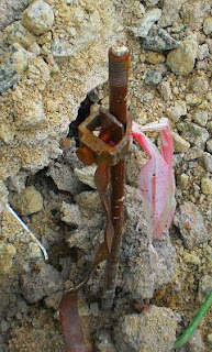 Electrical Installation Wiring Pictures: Lightning Earth Rods Installation