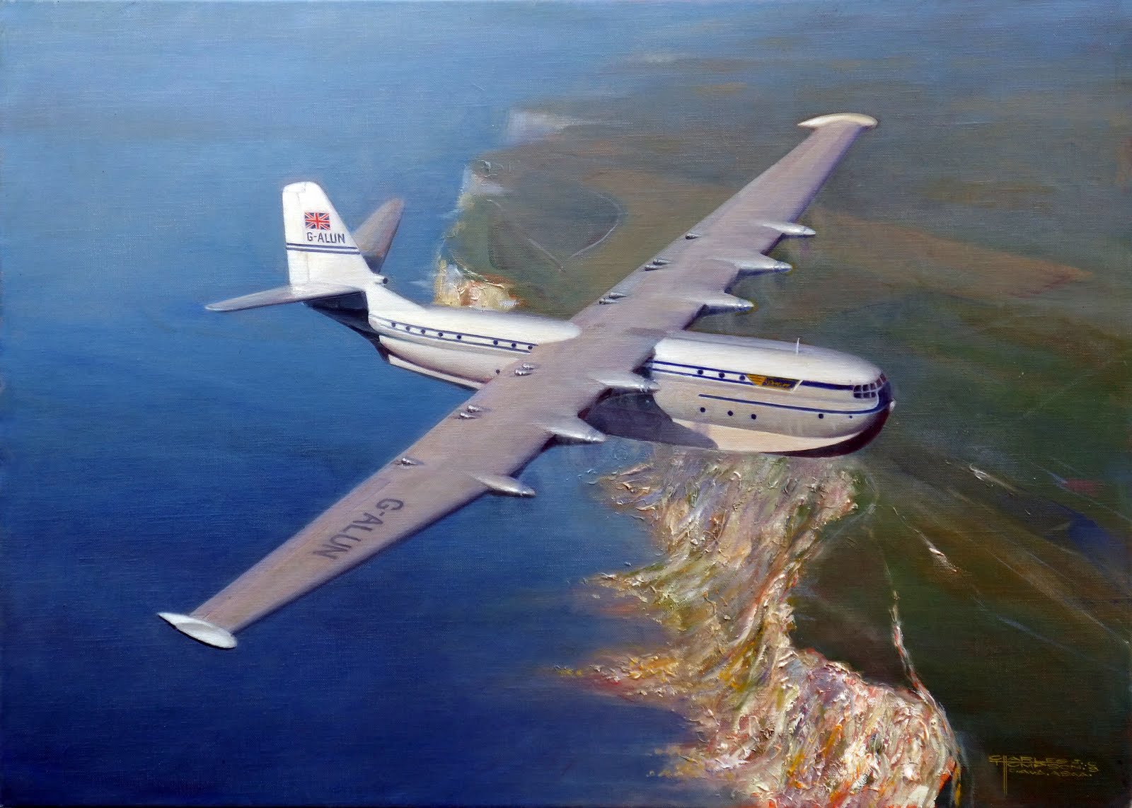 Saunders-Roe "Princess" | Flying boat, Aircraft, Aircraft painting