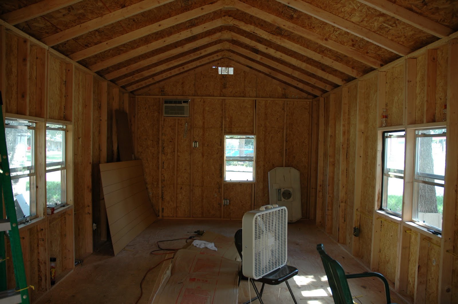 Just Bee 'n Me: Where Bloggers Create: From Storage Building to Studio