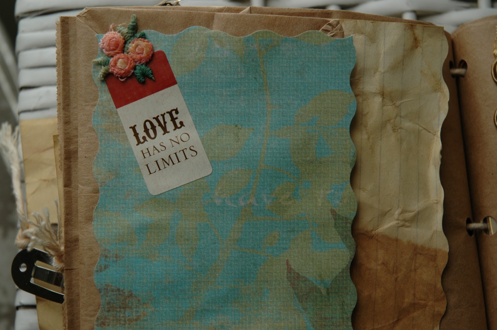 Just Bee 'n Me: The Experiment: Paper Bag Journal