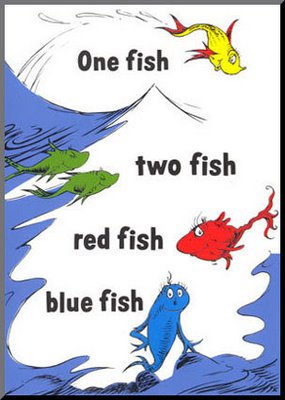 The Daily Goodie Bag: Free Poster - Dr. Seuss (One Fish, Two Fish)