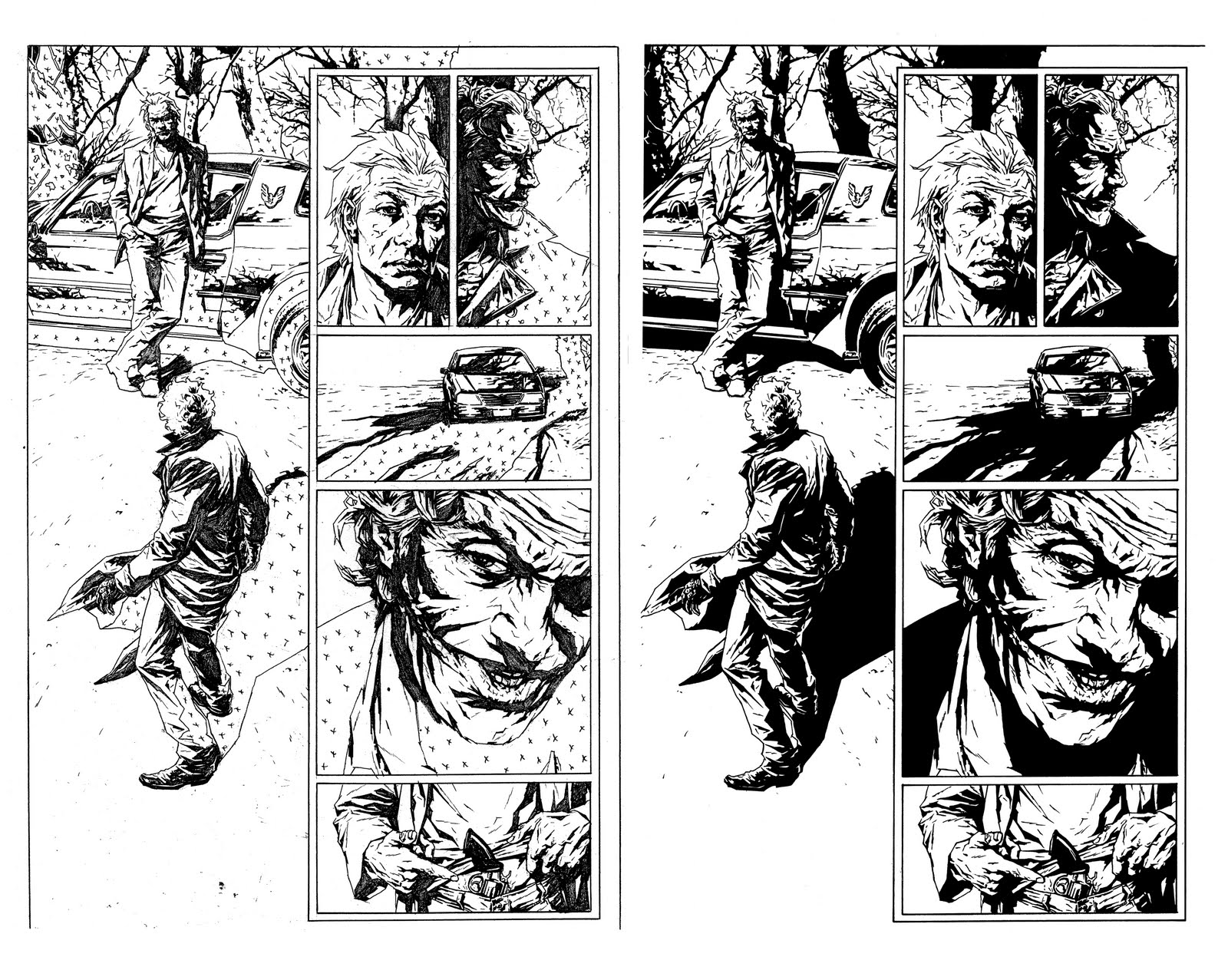 DocMok Comics: Inking Samples