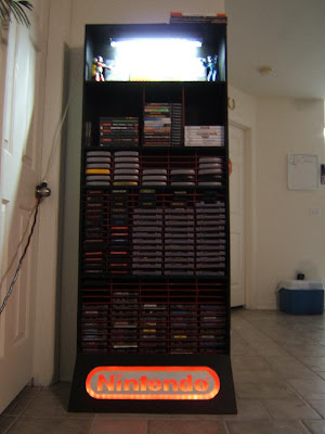 wicked sweet projects by SCAD inc.: Nintendo Game Shelf