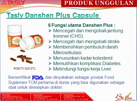 danshen| danshen plus| danshen tea |tasly: Produk