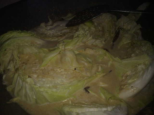 DENAI BERBISIK: kurma telur dan kobis