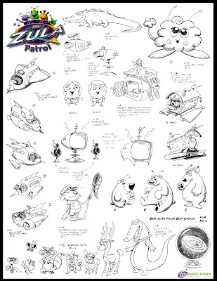 Darrel Bowen Media, Inc.: Zula Patrol Character and Prop Designs for ...