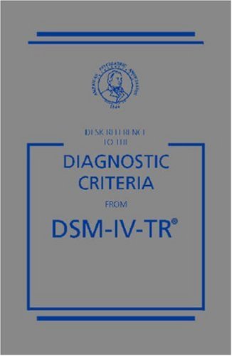 PTSD - DSM-IV Criteria | Learn Psychiatry