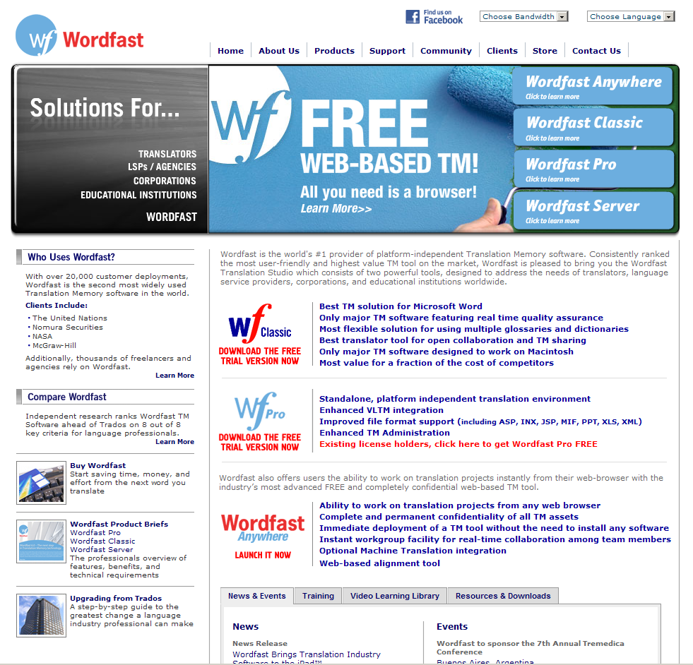 Vida Digital – Know-How: Wordfast Anywhere - Software de Memória de ...