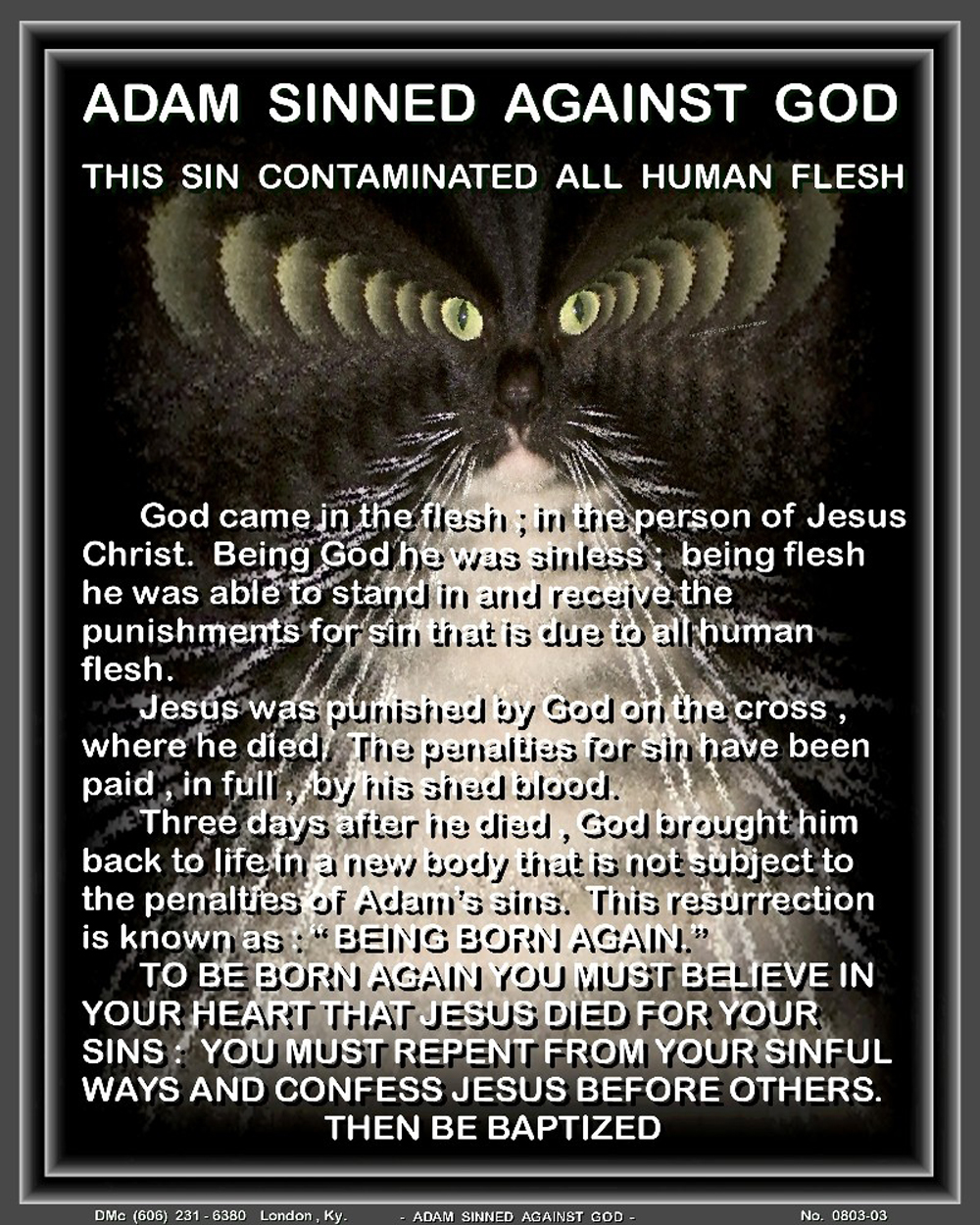 CRYING IN THE WILDERNESS: "He Came To Those Who Were His Own, But His ...