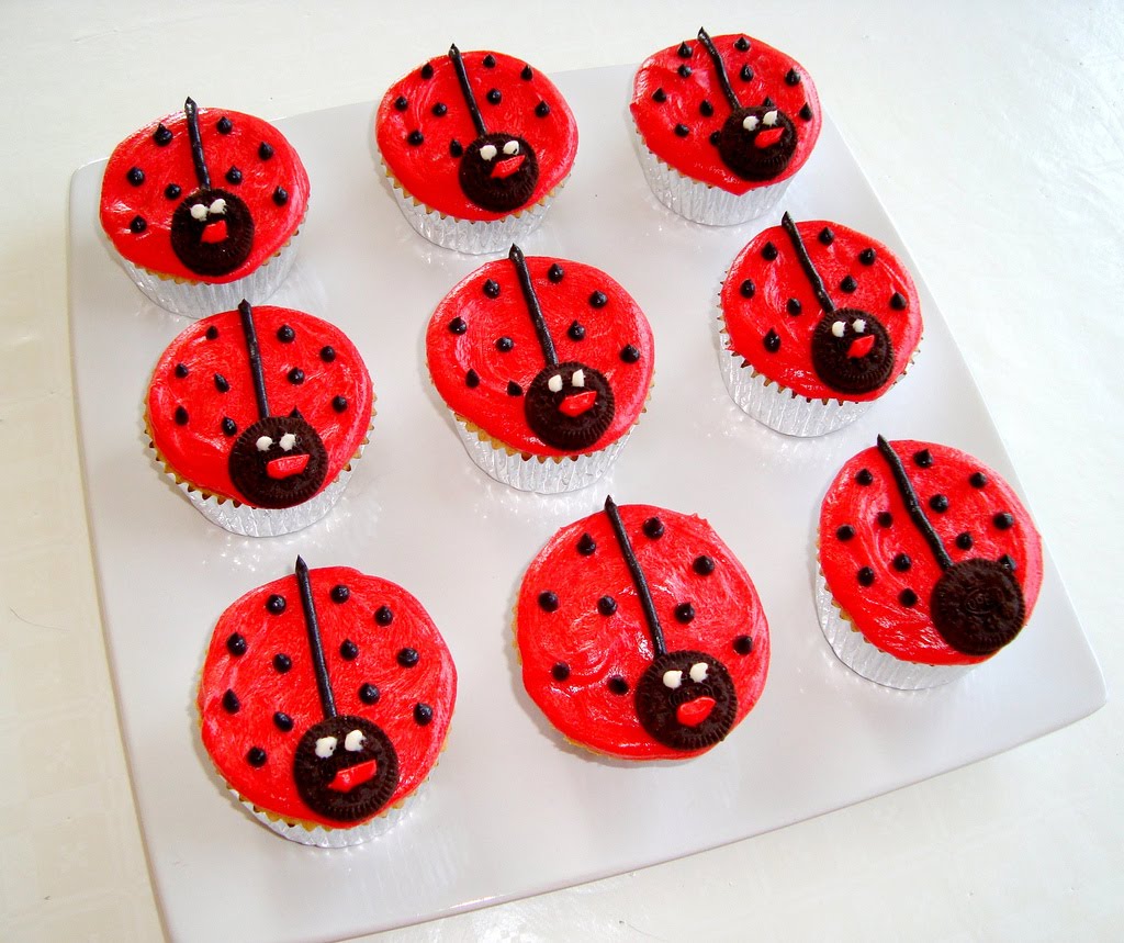 Ladybug Cupcakes