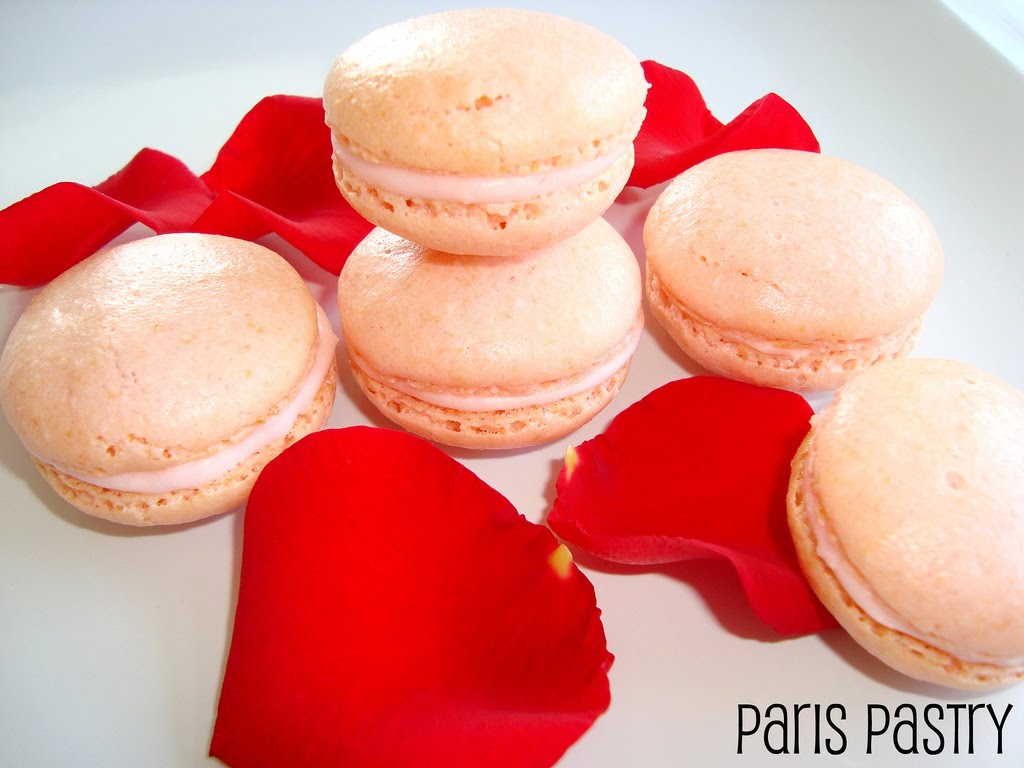 Rose Macarons