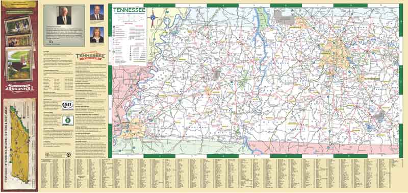 Melungeon Studies: The Official 2010 Tennessee Transportation Map