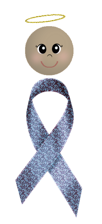 Wrapped For Life: Periwinkle Ribbon Angels