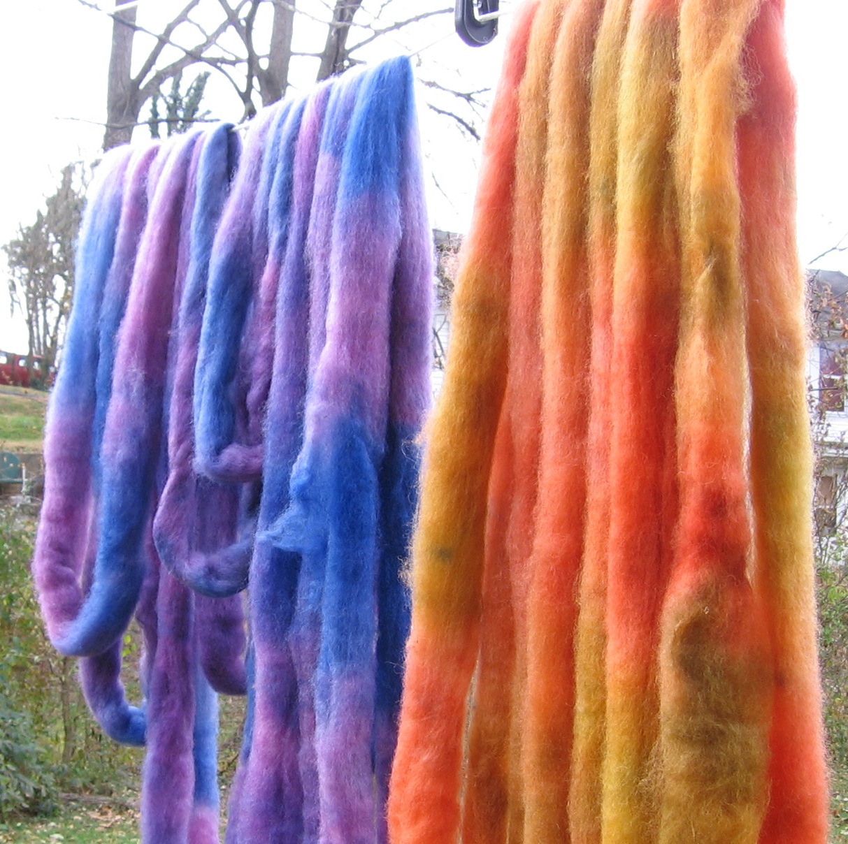 Smoky Mountain Fibers: Heathered Roving
