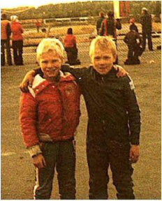 Porta do Autodromo: Babies Boom: Mika e Hugo Hakkinen e Mika Salo