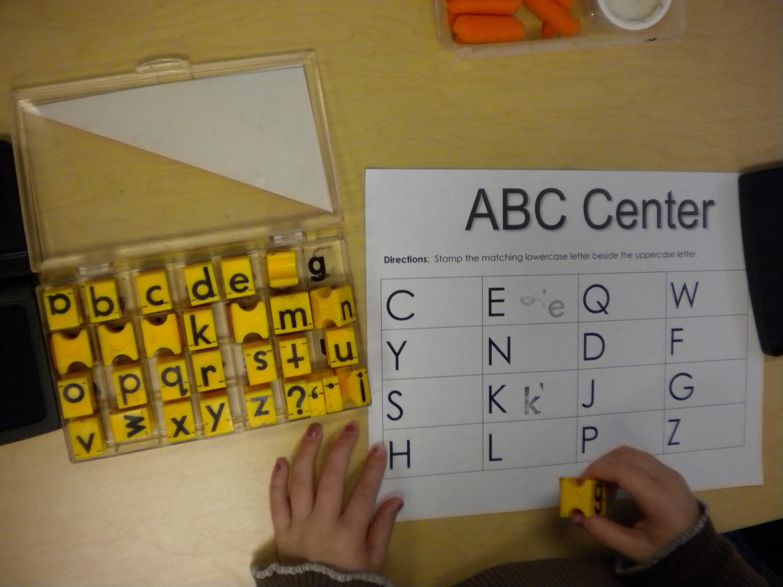 Growing Kinders: Literacy Centers