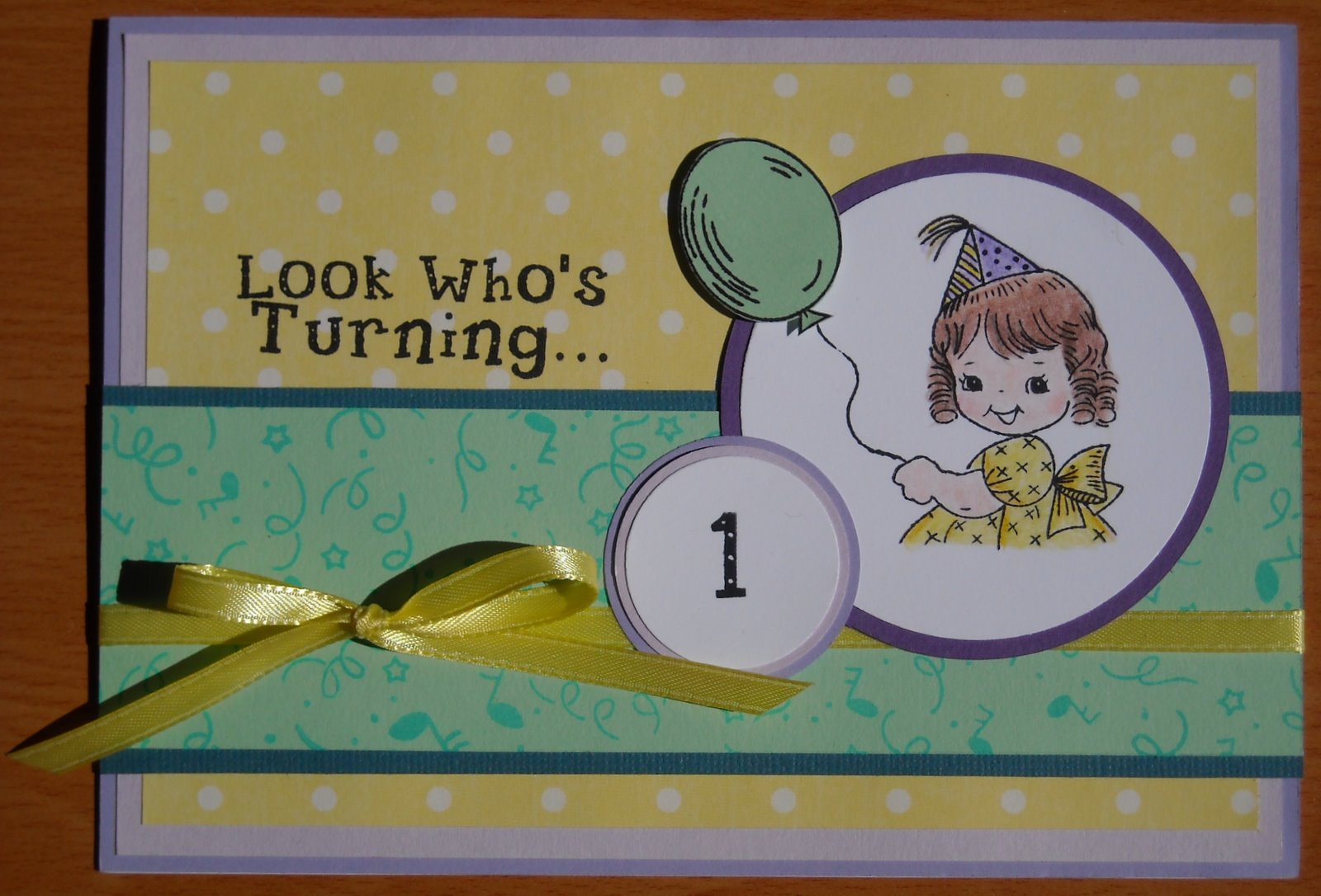 The Card Garden: Look Who's Turning 1!