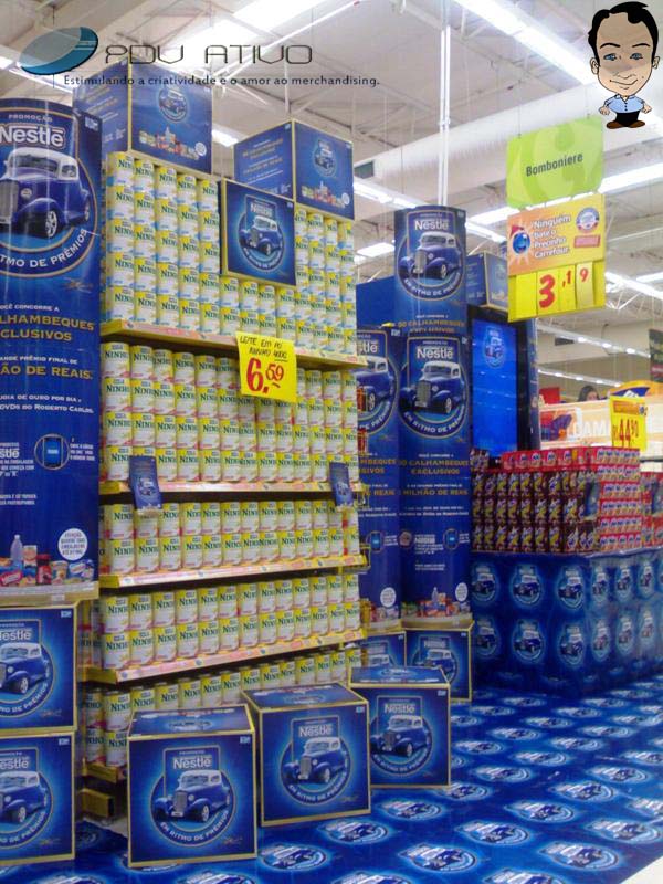 Ação de merchandising Nestlé ~ PDV Ativo