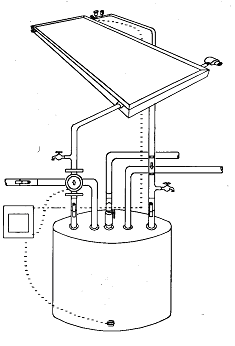 Sustainable Living: Open Loop Solar Water Heater.