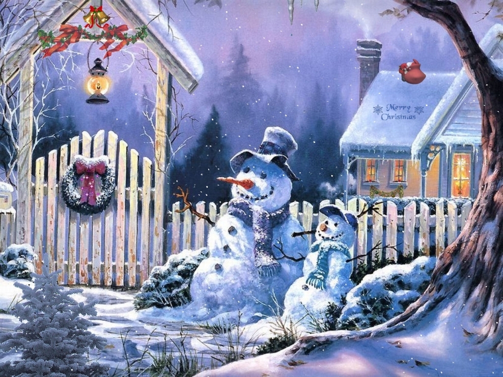 High Definition Photo And Wallpapers: christmas snowman wallpapers ...