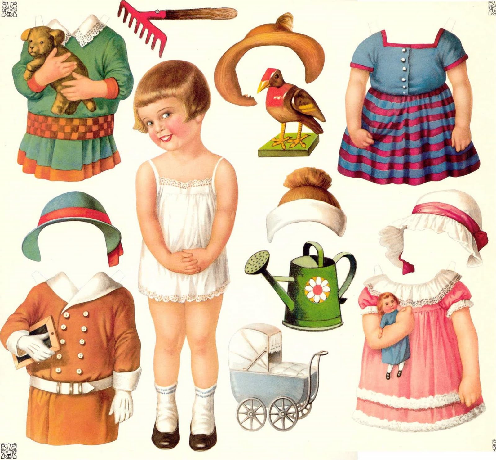 Fairieblog Vintage Paper Dolls