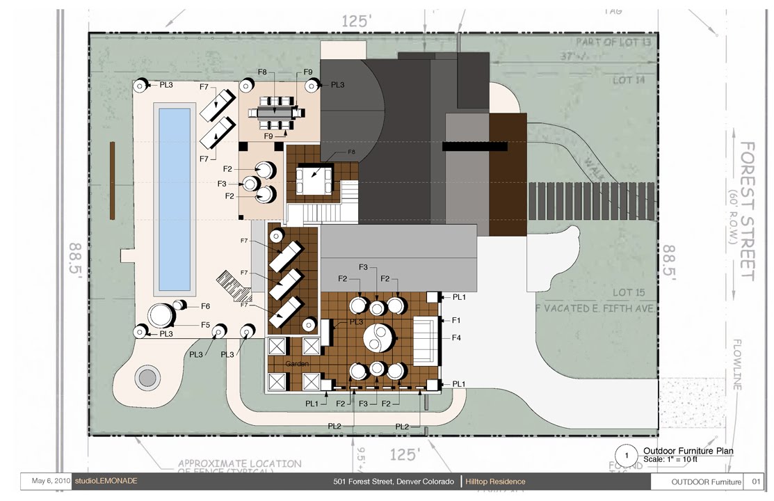 studioLEMONADE: 501 Forest site plan study