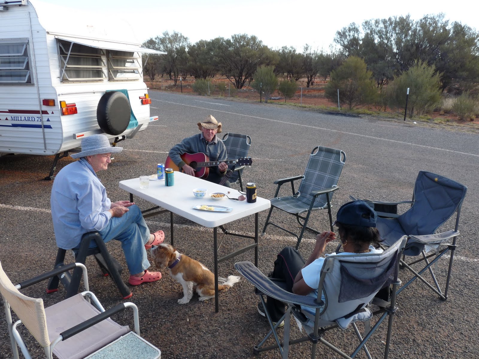 Garry and Rani Appleby: Free camp site on the NT/SA Border