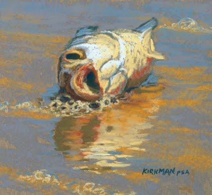 Rita Kirkman's Daily Paintings: New Paintings for Rockport - Dead Fish ...