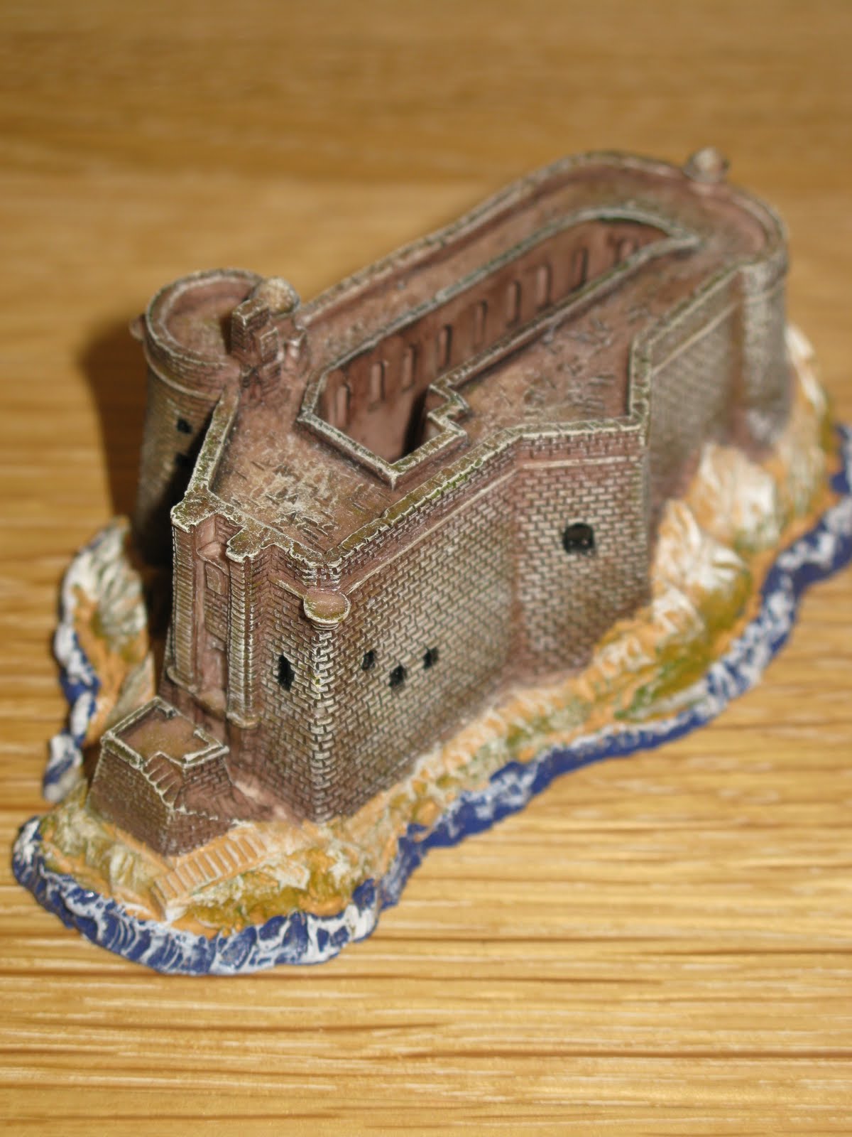 Jim's Wargames Workbench: 1/1200th Napoleonic Coastal Fort