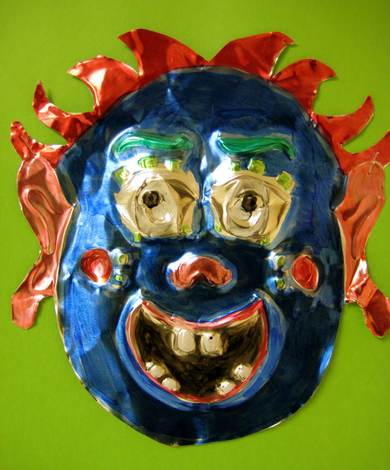 metal masks... | Art Projects from MN Art Gal