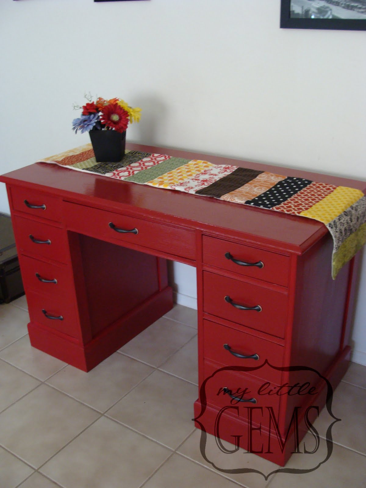 My Little Gems: The Red Desk Is Done!