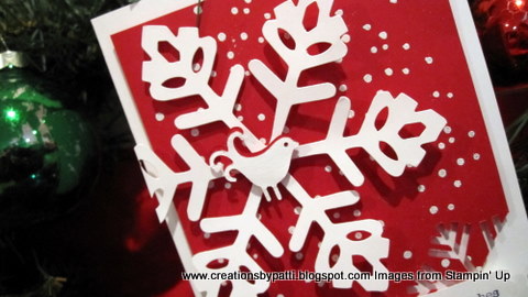 Creations by Patti: Wicked Challenge #1: Floating Snowflakes
