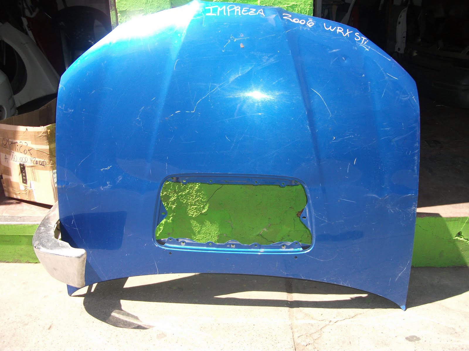 bueno,bonito y barato: Capot Subaru Impreza WRX STI