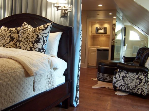 Our Creative Life: Great Master Bedroom in an Awkward Space