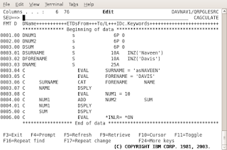 fn main(): RPGLE - Concatenate two strings,addition