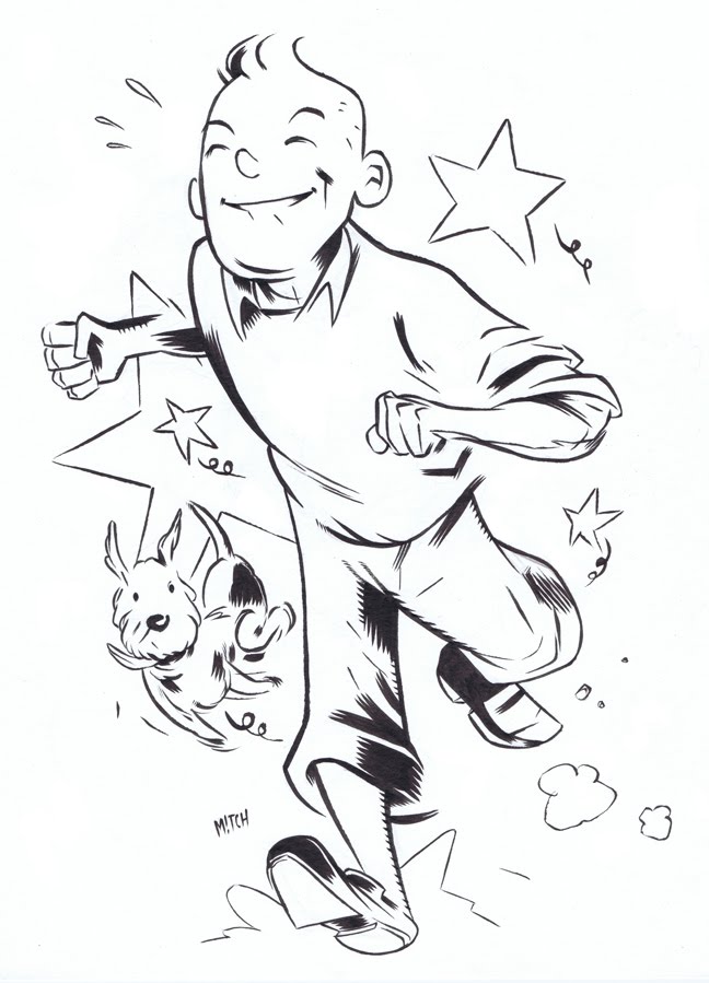 Comic Twart: TINTIN by Mitch Gerads