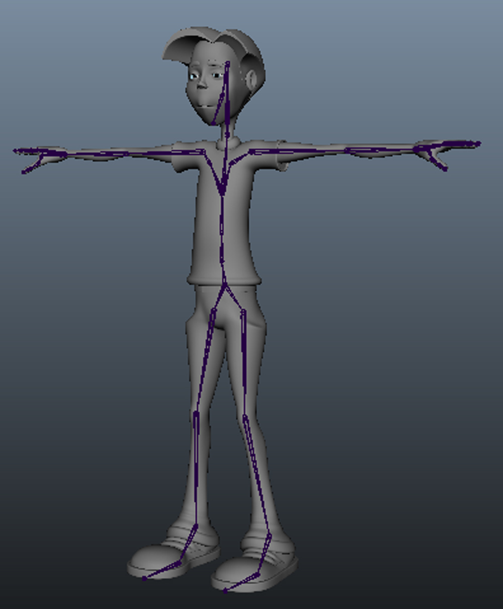 Shahbirs Artwork And Other Things Maya Tutorial Part 9 Cartoon Character Rig